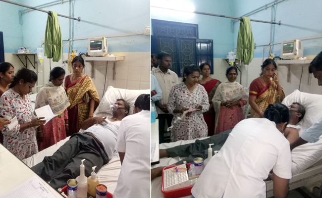 వైఎస్సార్‌ సీపీ నేతలపై కక్ష సాధింపు | YSRCP Leader Relatives Alleges ...