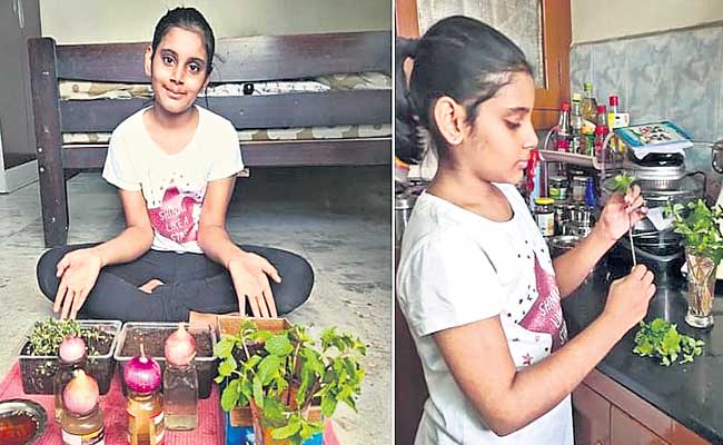 చిట్టి చేతుల కూరలు | Jennifer Clement Teaching Her Daughter About ...