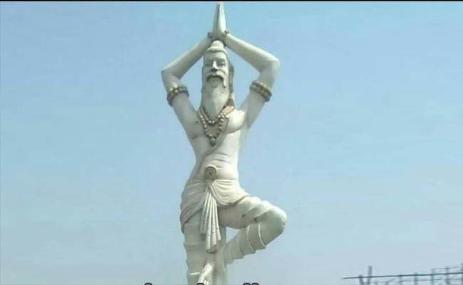 హైందవ ప్రజానీకానికి ఆరాధ్యుడు భగీరథుడు | Bhumi Puja of the idol of ...