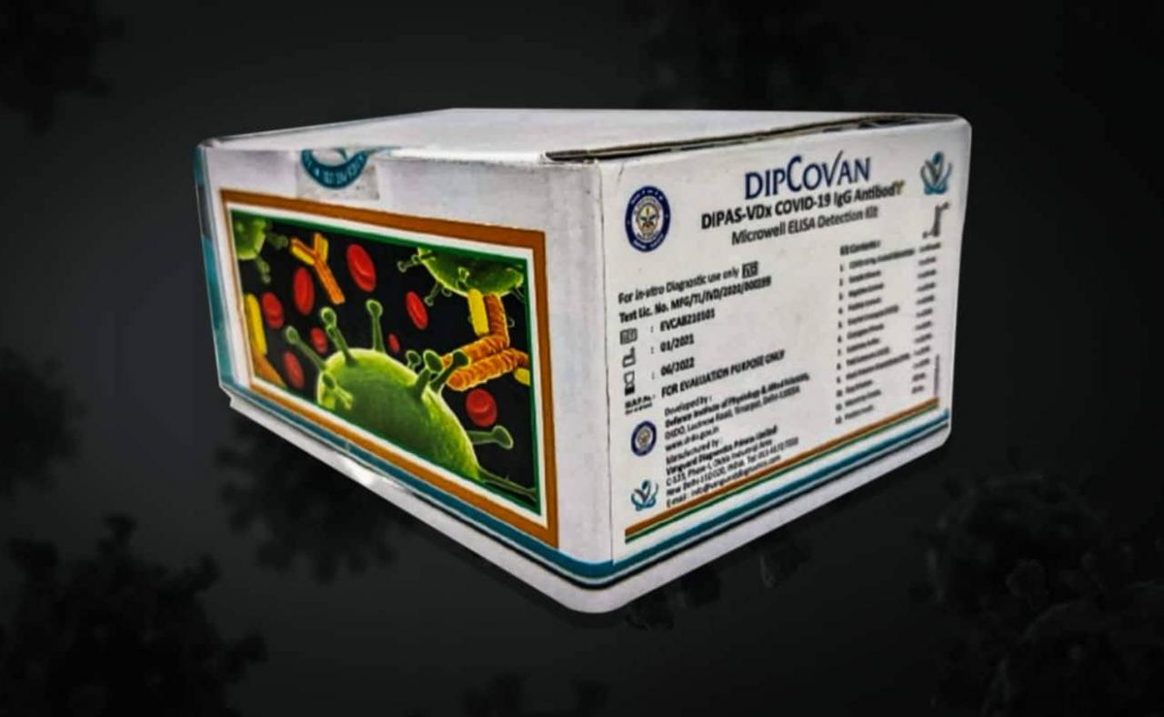 DIPCOVAN, Drdo Develops Indigenous Antibody Detection Kit - Sakshi