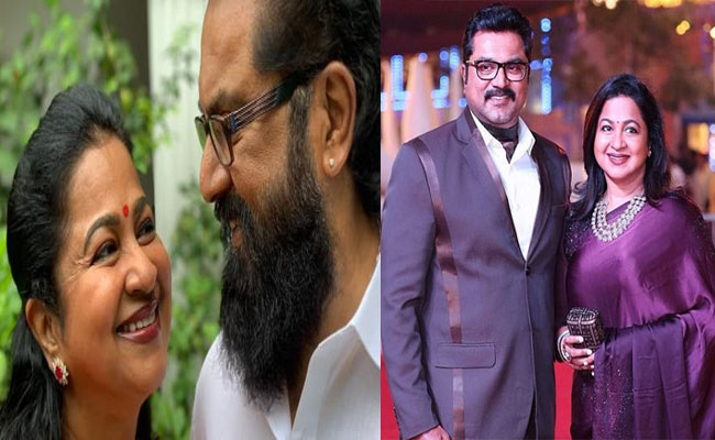 Actress Radhika Wishes Husband Sarath Kumar On His Birthday - Sakshi