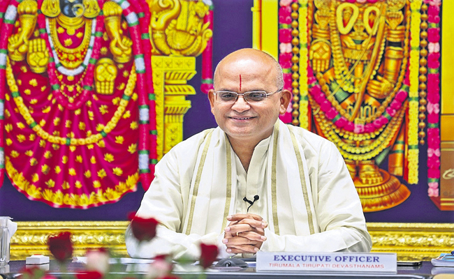 ‘నవనీత సేవ’లో భక్తులకు అవకాశం | TTD EO Jawahar Reddy Comments About ...