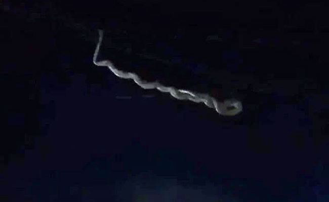 A Huge Snake Hanging On Overhead Cables And After Falls On Ground - Sakshi