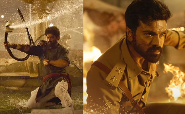 RRR Update: Rajamouli RRR First Glimpse Released - Sakshi