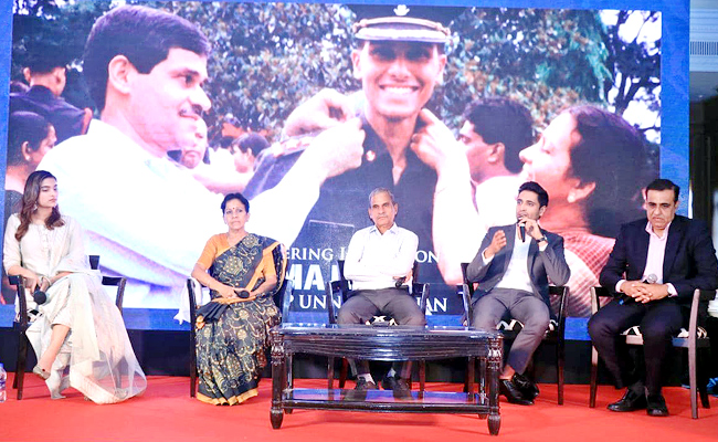 Major Sandeep Unni Krishnan Father About His Son Biopic - Sakshi