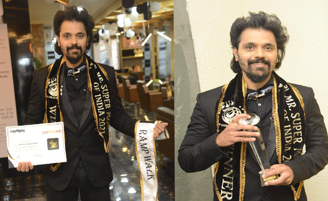 మిస్టర్ సూపర్ మోడల్ ఆఫ్ ఇండియాగా హైదరాబాదీ! | Mr India Super Model Of ...