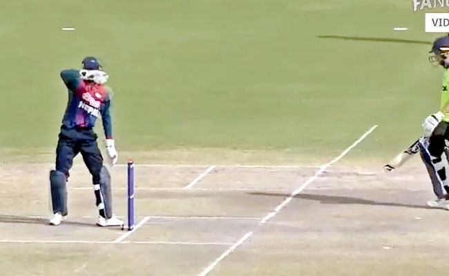 NEP Vs IRE Viral Video: Nepal Cricketer Aasif Sheikh Praised For ...