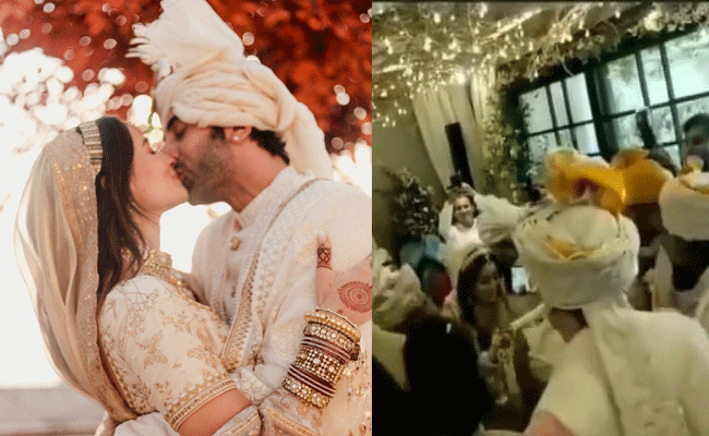 Viral Video: Ranbir Kapoor Kneels In Front Of Alia Bhatt During Varmala ...