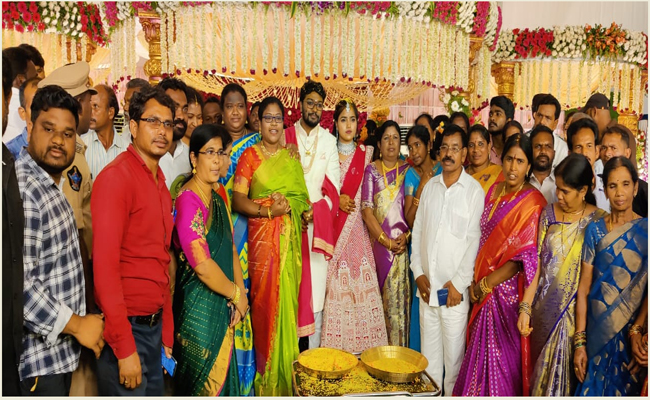 Araku MLA Chetti Palguna son Wedding at Araku Loya Rural‌ - Sakshi