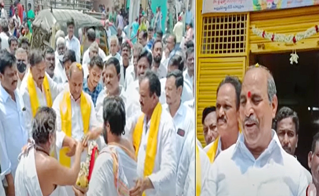 TDP Putta Narasimha Reddy Praises CM YS Jagan in Kamalapuram: Andhra ...