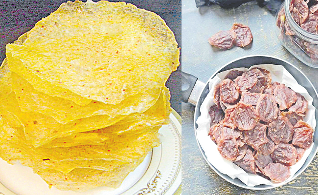 Recipes: ఇంట్లోనే ఇలా సులువుగా రాగుల అప్పడాలు, లసన్‌ పాపడ్‌! | Recipes ...