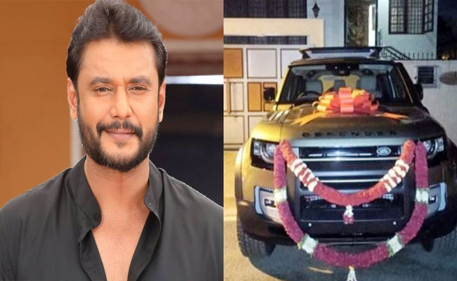 Kannada Actor Darshan Buys Land Rover Defender SUV, Pics Goes Viral ...
