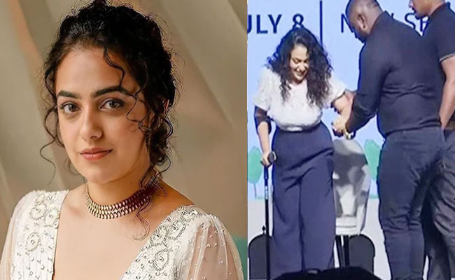 Actress Nithya Menon Reveals Reason Behind Her Injured Leg - Sakshi