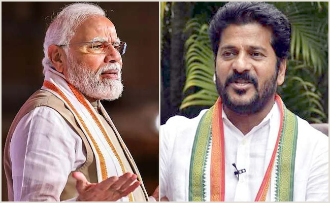 Telangana Congress Chief Revanth Reddy Letter PM Modi Floods - Sakshi