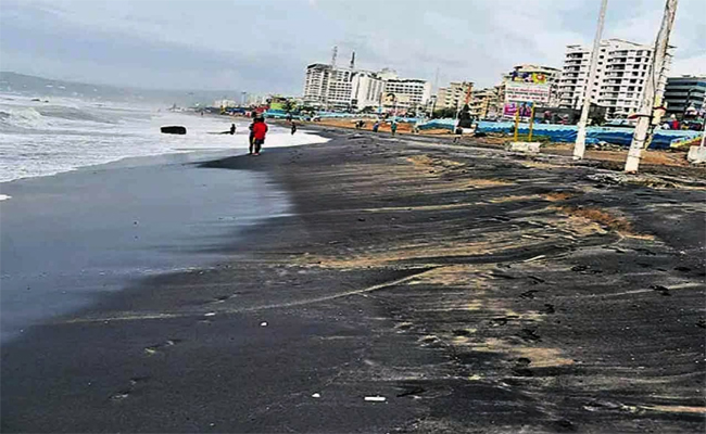 Reason Behind Visakha Beach Sand Turns Into Black Colour, Details ...