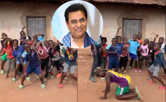 KTR Impress With Kids Dance On Kala Chashma Song Video Shares In ...