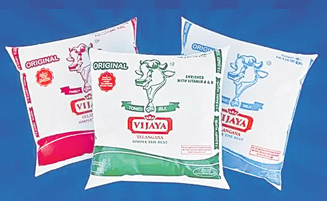 Vijaya Dairy Milk Price Hike By Rs 4 Hyderabad - Sakshi