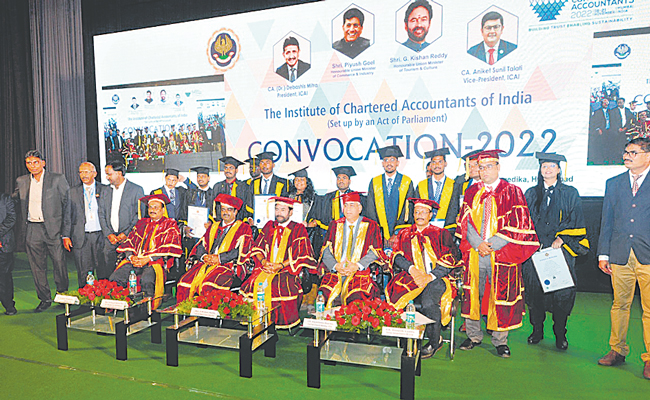 ఆర్థిక వ్యవస్థ పరిరక్షణలో సీఏల పాత్ర కీలకం | Kishan Reddy At ICAI ...