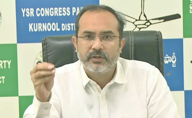 YSRCP MLA Hafeez Khan Comments On Chandrababu Kurnool District Visit - Sakshi