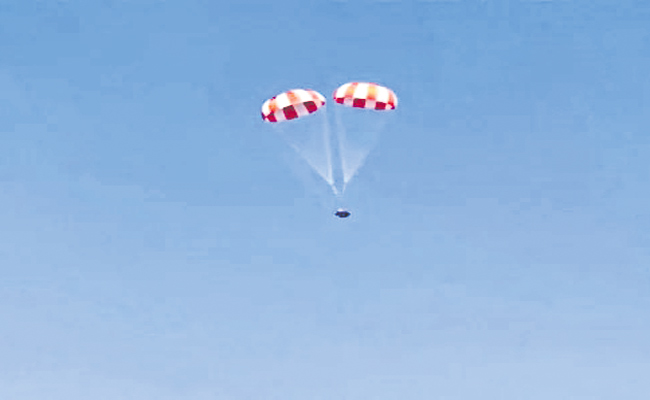 Integrated Main Parachute Airdrop Test: ‘గగన్యాన్’లో ముందడుగు ... Integrated Main Parachute Airdrop Test: ‘గగన్యాన్’లో ముందడుగు ...