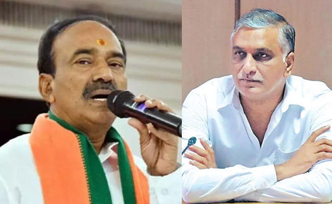BJP MLA Eatala Rajender Sensational Comments On CM KCR And Harish Rao ...