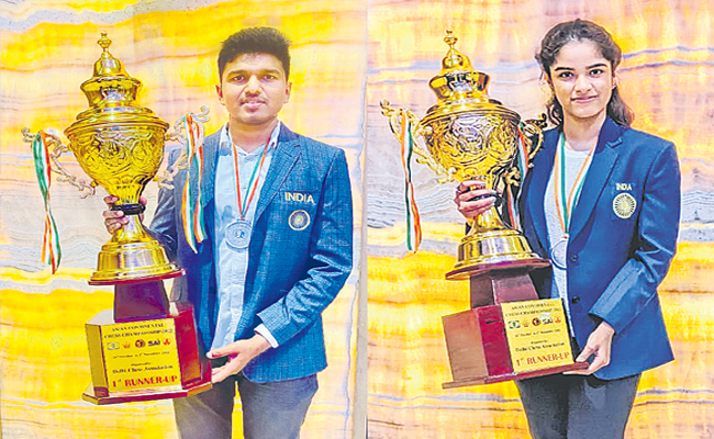 Asian Continental Chess: మెరిసిన హర్ష, ప్రియాంక | Asian Continental ...