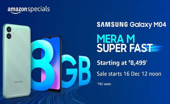 Samsung Galaxy M04 Launched in India: Check Details Inside - Sakshi