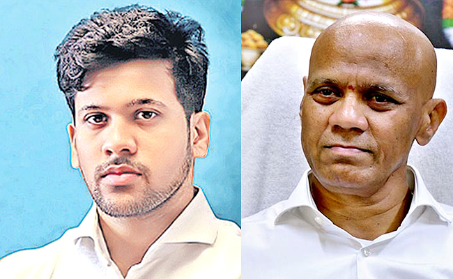 TTD EO Dharma Reddy Son Chandramouli Reddy Donates His Eyes - Sakshi