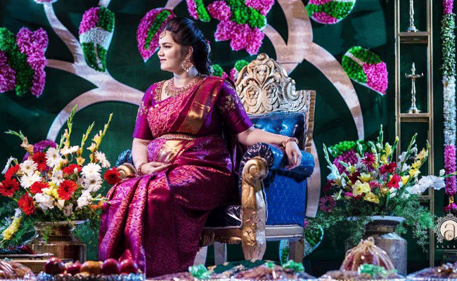 TV Actress Vyshnavee Gade Seemantham Photos Goes Viral On Social Media ...