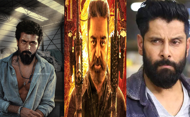 Chiyaan Vikram Sharing Screen WIth Kamal Haasan And Suriya In Vikram 2 ...