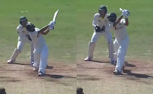 Ind vs Aus: Mohammed Shami dispatches Todd Murphy for consecutive sixes ...