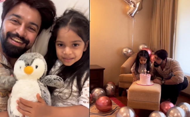 Kalyan Dev Emotional Post on Her Daughter Navishka - Sakshi