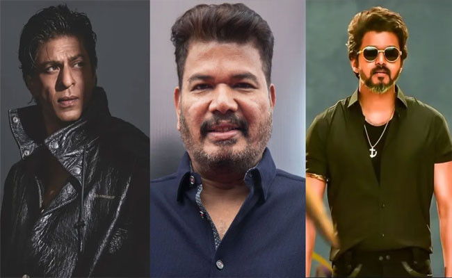 Shankar planning a multistarrer with Shah Rukh Khan and Vijay - Sakshi