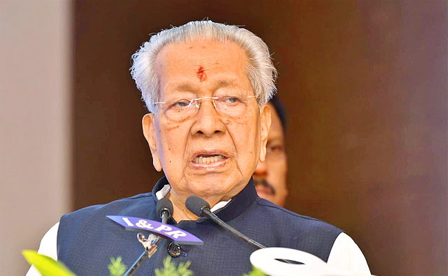 AP Governor Biswabhusan Harichandan Speech At Farewell Meeting - Sakshi