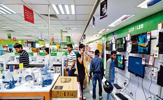 Premium Electronics in Offline Stores To Boost Sales - Sakshi
