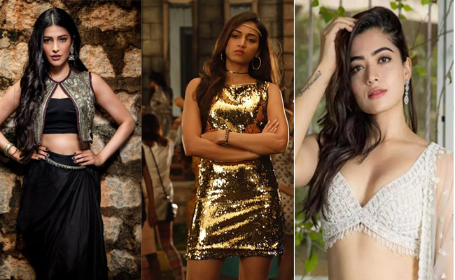 మాస్‌ హీరోల దాడి.. అందాల భామలకు మళ్లీ కష్టాలే! | Rashmika, samantha, Other Star Heroines Craze ...