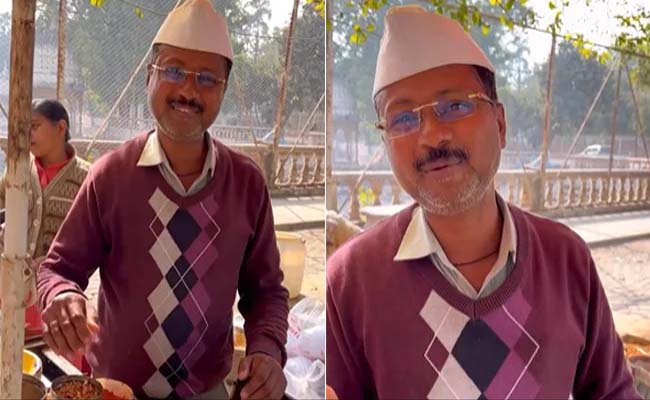 Viral Video: Chaat Seller Also Seen Wearing Arvind Kejriwals Iconic Cap ...