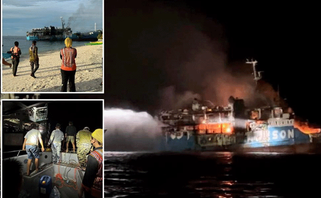 31 Killed, 7 Others Missing as fire breaks out on Philippines ferry ...