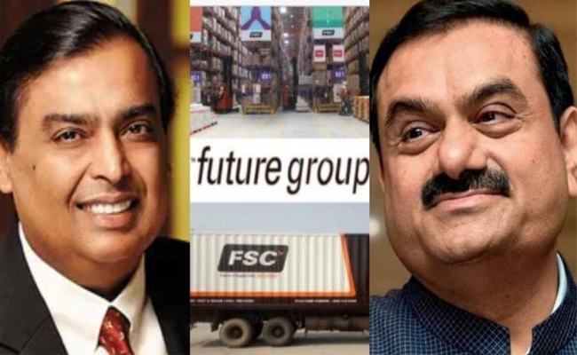 Reliance, Adani among 49 bidders for debt-ridden Future Retail - Sakshi
