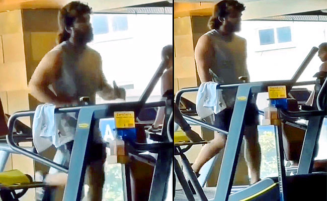 Pushpa Star Allu Arjun Gym Workout Video Goes Viral On Social Media ...