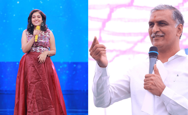 Minister Harish Rao Supports Telugu Indian Idol Singer Lasya Priya - Sakshi