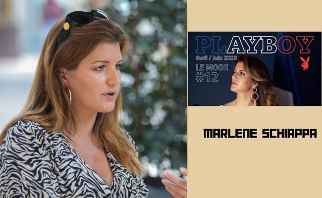 French Minister Marlene Schiappa Apears On Front Cover Of Playboy Magazine, Details Inside - Sakshi