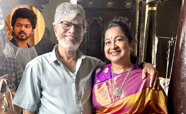 Thalapathy Vijay's Father SA Chandrasekhar Acted In Serial with Actress ...