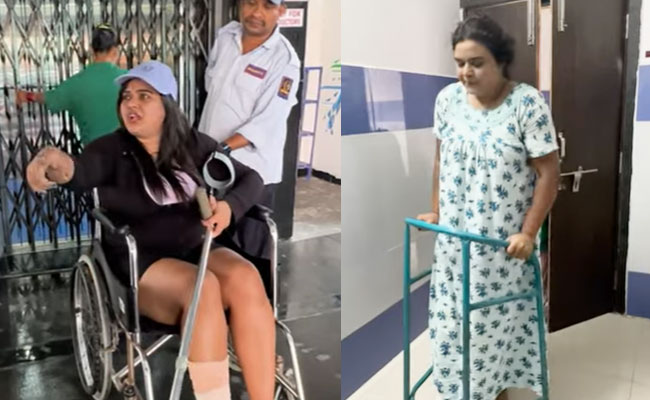 Actress Rowdy Rohini Undergoes 10 Hours Surgery, Video Goes Viral - Sakshi