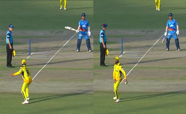 Jadeja Threatens Throw, Warner Swings His Bat Like Sword: Viral Video ...