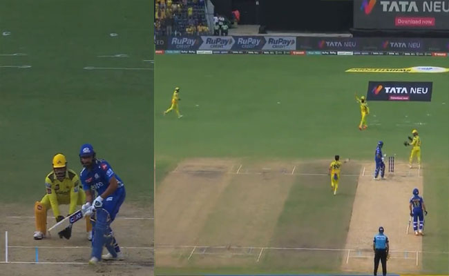 CSK Vs MI: MS Dhoni Played Mind Game Behind Rohit Sharma's Duck-Out ...