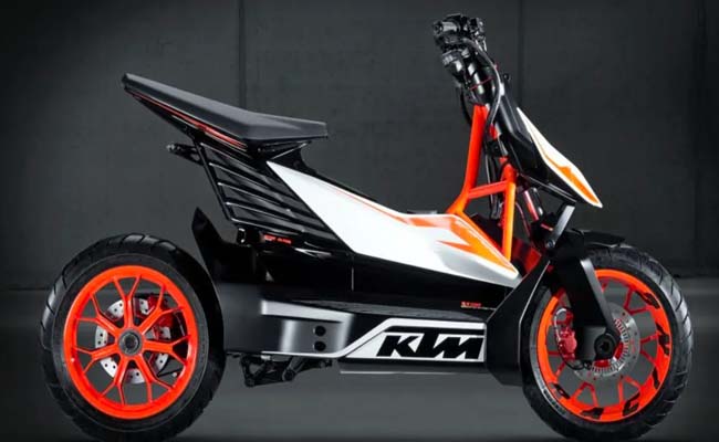 KTM Electric Scooter Spotted While Testing Abroad - Sakshi
