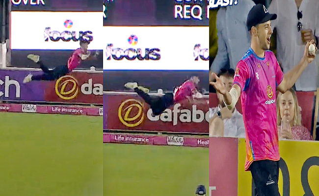 T20 Blast: Brad Currie Takes Best Catch In History Of Cricket, Video ...