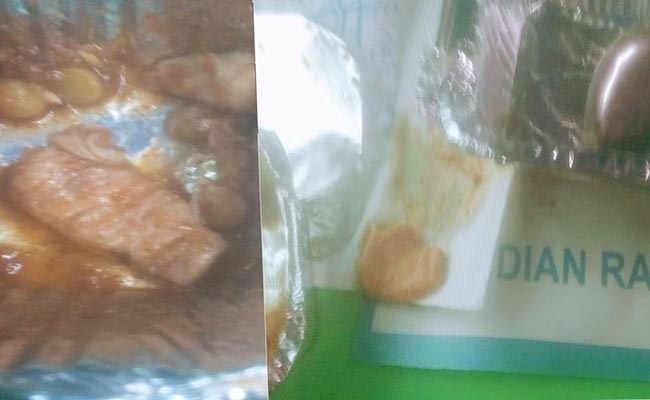 శాకాహారంలో ‘ముక్క’..‘గతిమాన్‌’లో గగ్గోలు! | Meat Found in Vegetarian ...