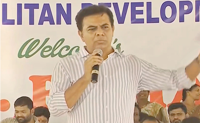 Minister KTR Inaugurated Uppal Skywalk At Hyderabad - Sakshi